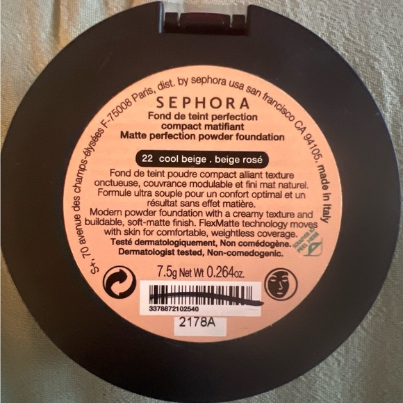 Sephora | Makeup | Sephora Matte Perfection Powder Foundation Beige Ros ...